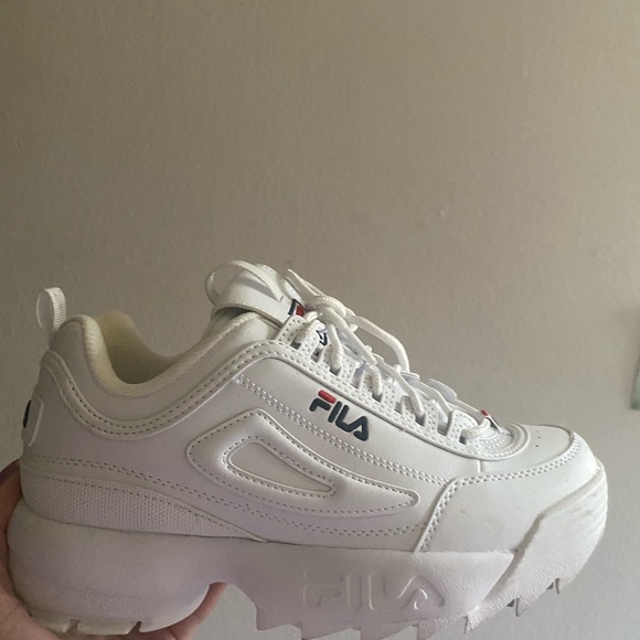 Fila | Shoes | Fila Allwhite Platform Sneakers | Poshmark